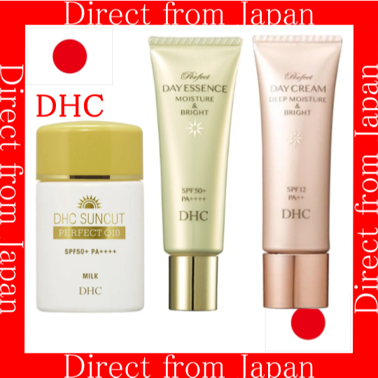 【Nhập Khẩu Từ Nhật Bản】DHC Suncut (Kem Chống Nắng)Q10 Perfect Milk SPF50+ 50mL/Perfect Day Cream ...
