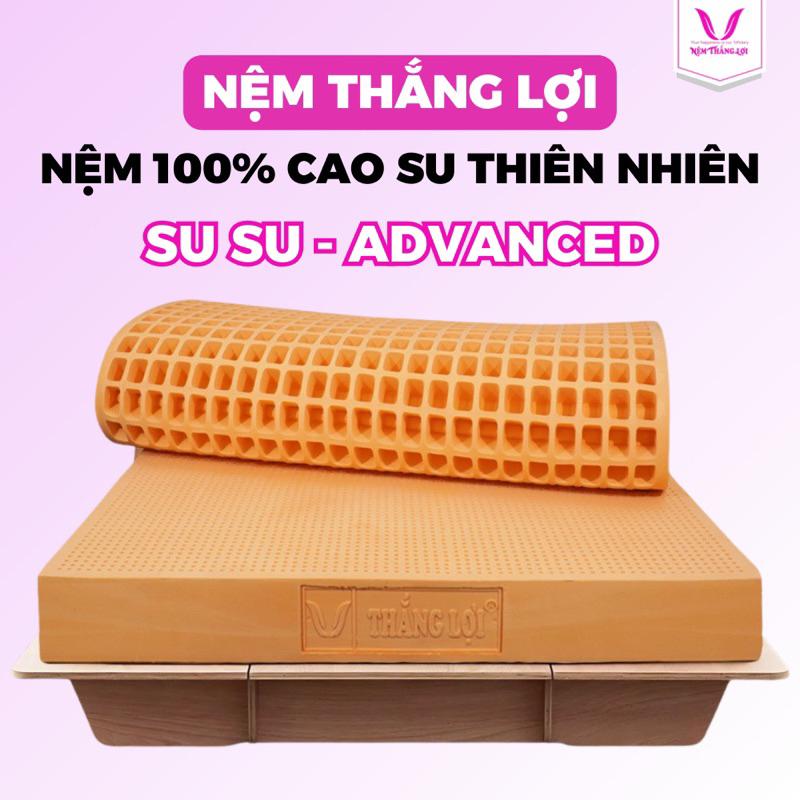 Nệm 100% CAO SU THIÊN Nhiên SUSU-Original thắng lợi | Shopee Việt Nam