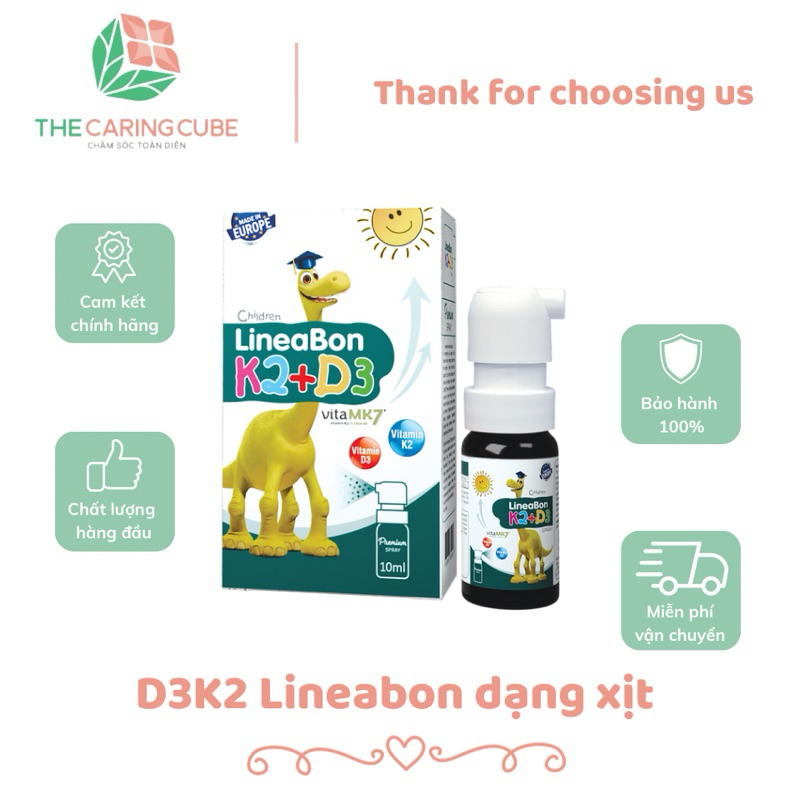 D3 k2 lineabone dạng xịt 10ml | Shopee Việt Nam