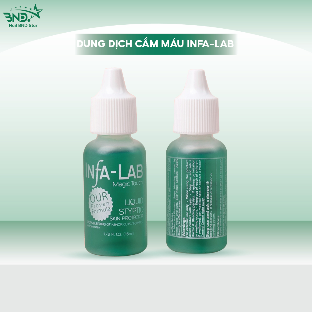 Dung dịch cầm máu Infa-lab nhập khẩu từ Mỹ cầm máu nhanh trong vòng 3s ...