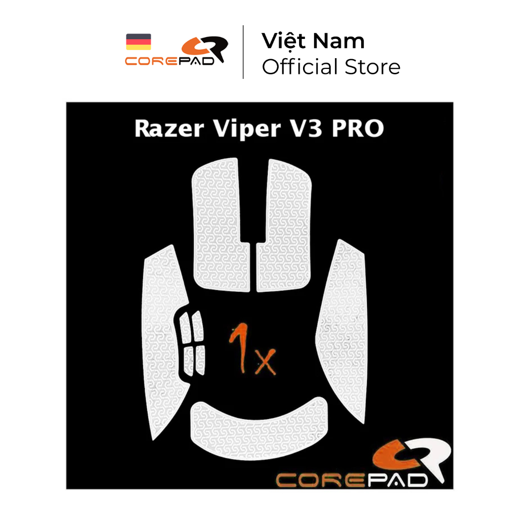 Miếng dán chống trượt Grip tape Corepad Soft Grips Razer Viper V3 PRO ...