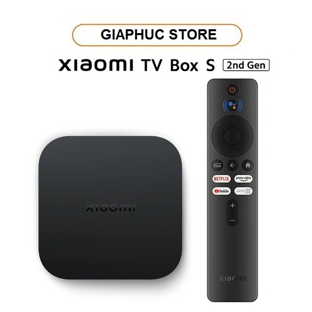 Xiaomi Mibox S Gen 2 Google TV UHD 4K(3840×2160p) 60fps, Bluetooth 5.2 ...