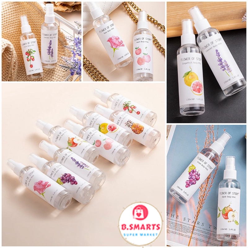 Xịt Thơm Body Mist 2in1 Hương Hoa Quả Flower Of Story 100ML, Chai Xịt ...