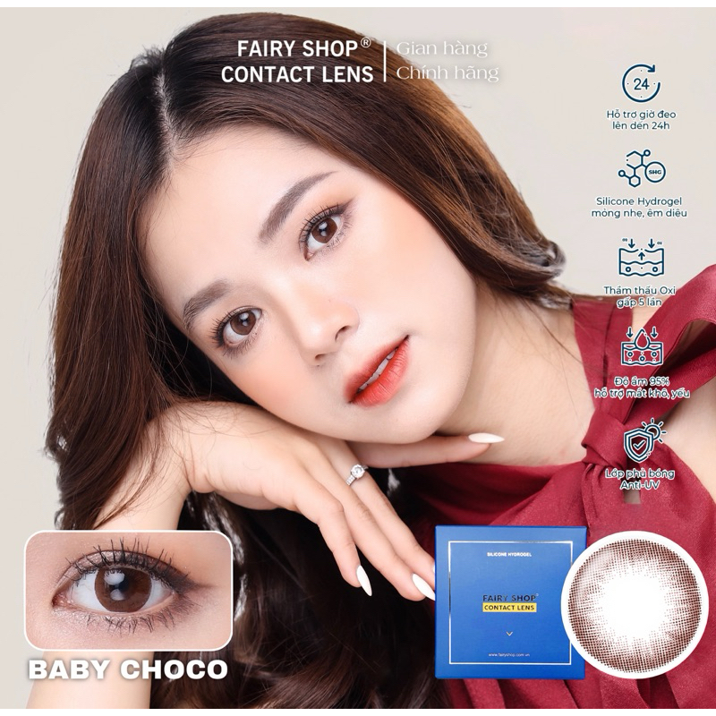 Kính Áp Tròng Cao Cấp Baby Choco 3Da choco 14.0mm - FAIRY SHOP CONTACT ...