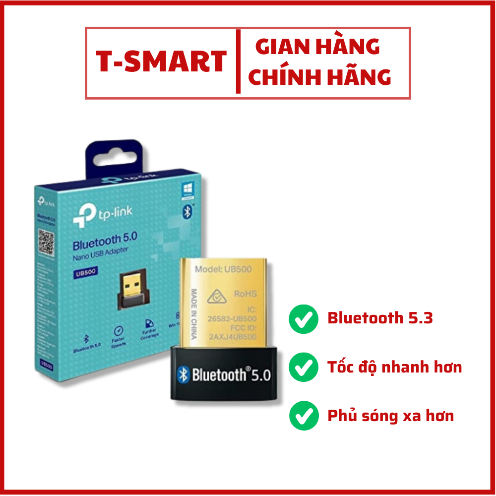 USB Nano Chuyển Đổi UB500 TP-Link Bluetooth 5.3 Bộ Thiết Bị Kết Nối ...