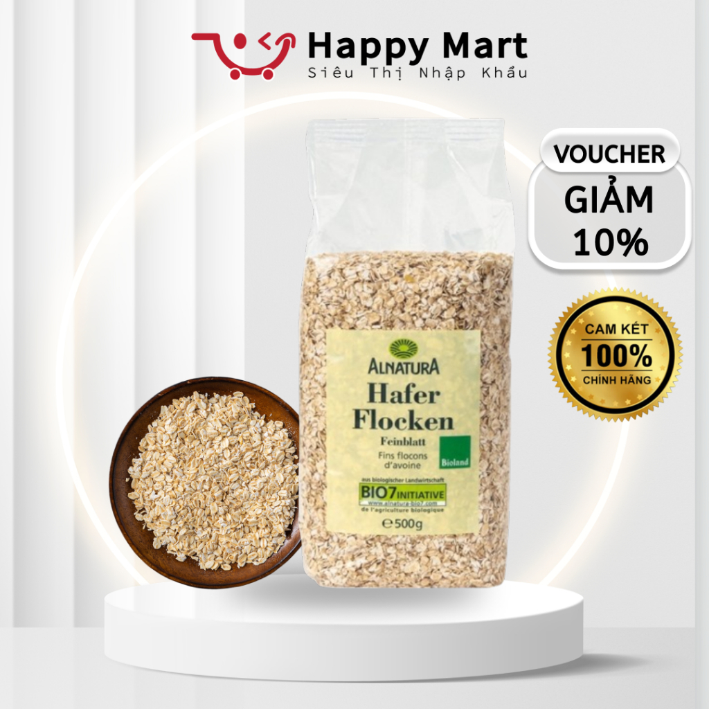 [DATE MỚI] Yến mạch Đức Hafer Flocken 500g, cán vỡ, cán mỏng - Happy ...