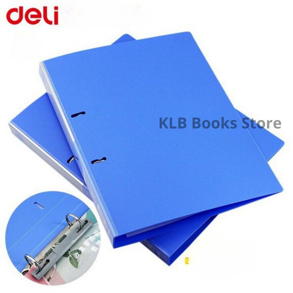 Bìa Kẹp Tài Liệu A4,File Còng Nhẫn 2 Càng Deli 5382/5383/5387/5309 Lưu ...
