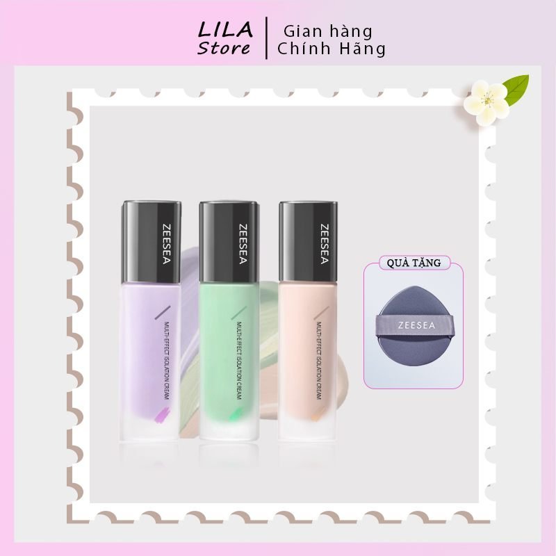 Kem Lót Trang Điểm ZEESEA 3 Màu Sắc Tùy Chọn Dưỡng Ẩm Làm Trắng Da Che Khuyết Điểm Kiềm Dầu tuýp ...