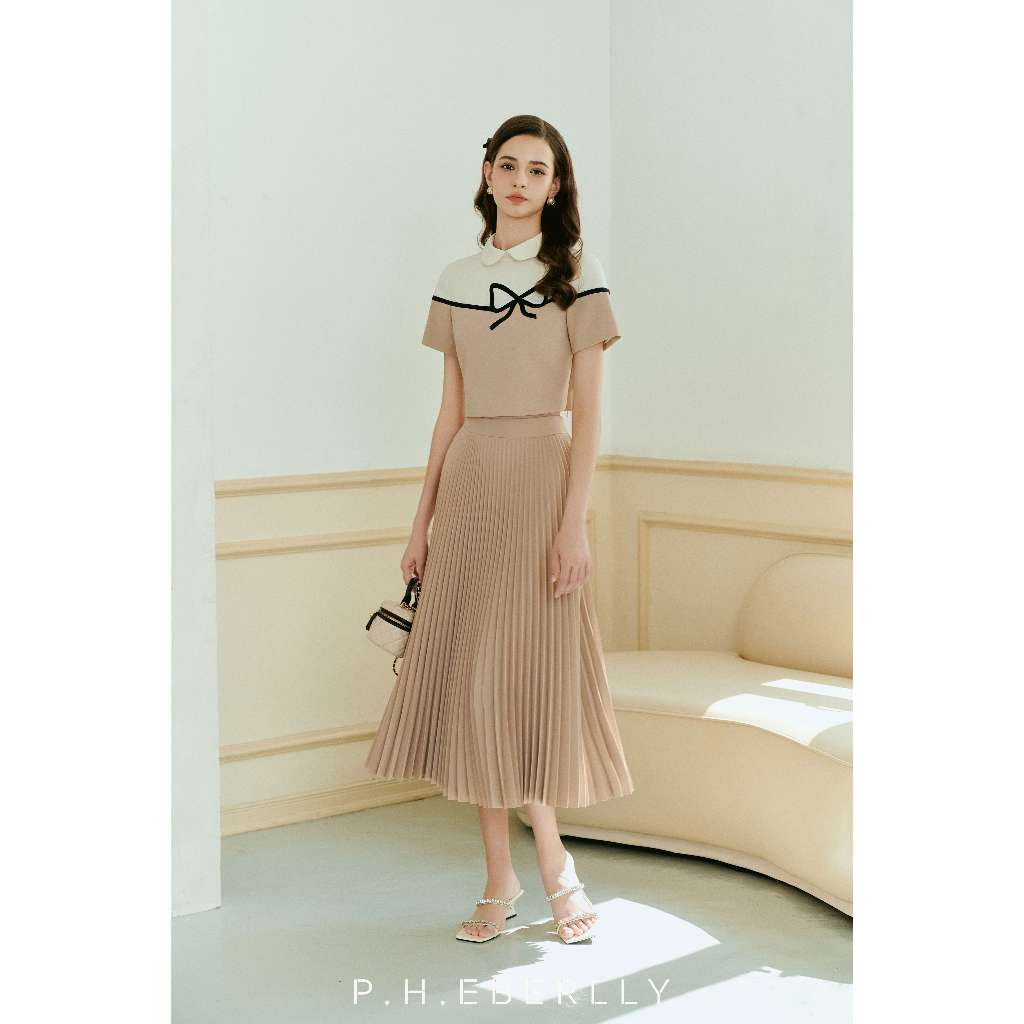 Set áo Elsa Top - Chân váy xếp ly Elsa Skirt | Shopee Việt Nam