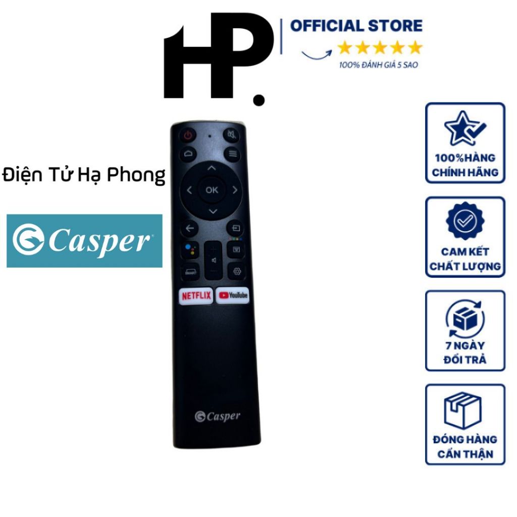 REMOTE Điều Khiển TV Casper Giọng Nói - Hàng Mới Chính Hãng 100% Tặng ...