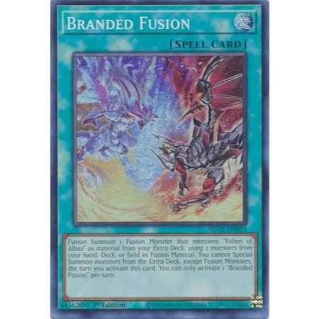 [Thẻ bài Yu-gi-oh] Branded Fusion - SDAZ-EN021 - Super Rare 1st Edition ...