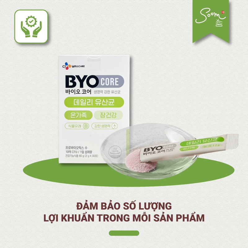 Men vi sinh Byo Core cho bé từ 3 tuổi chính hãng Hàn quốc | Shopee Việt Nam