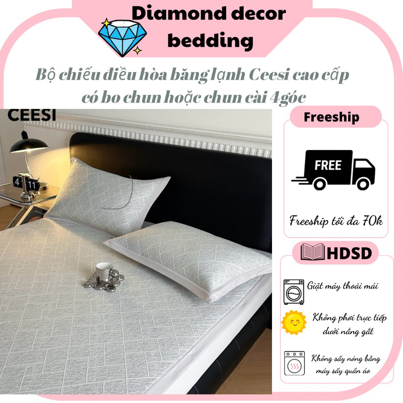 Bộ ga điều hoà băng lạnh CEESI VIP sợi dệt Spandex làm mát nhanh,hút ...