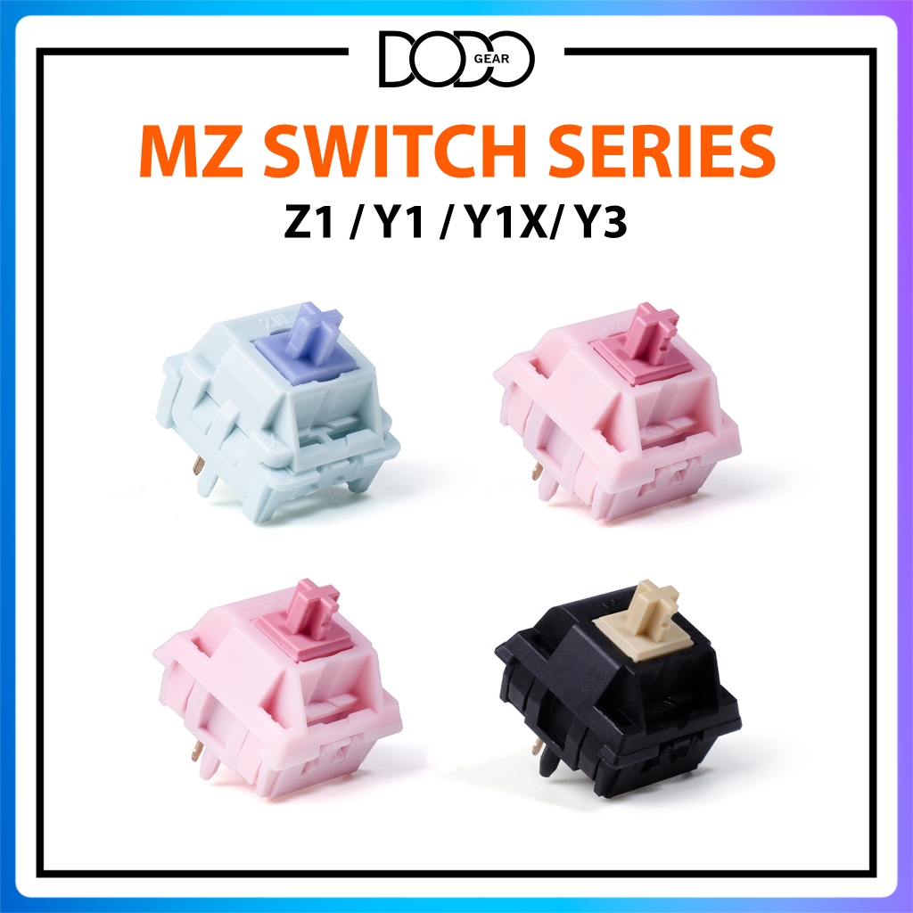 Switch MZ Z1 Y1 Y1X Y3 5 PIN Linear 45g 53g công tắc bàn phím Switch MZ Z1 Y1 Y1X Y3 5 pin DoDo ...