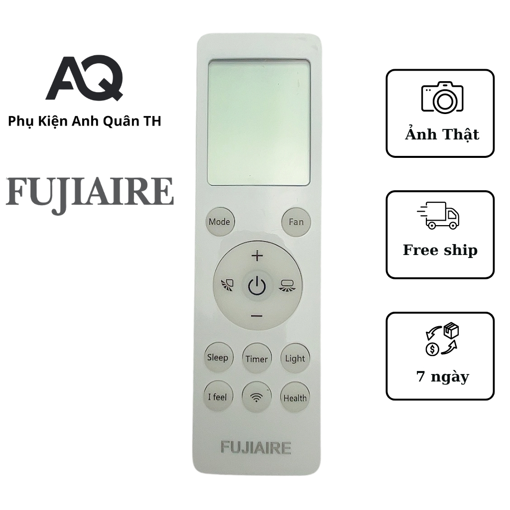Điều Khiển Điều Hòa FUJIAIRE - Remote máy lạnh fujiaire 2 chiều mẫu mới chất lượng cao | Shopee ...
