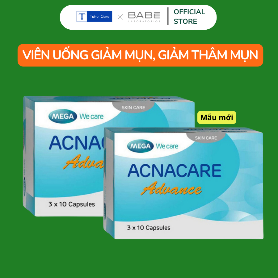 [ BẢN MỚI ] Viên uống giảm mụn, giảm nhờn Acnacare Advanced | Shopee ...