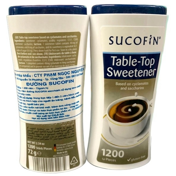 Combo Đường cho người ăn kiêng Huxol / Sucofin 1200v - Đông Anh ...