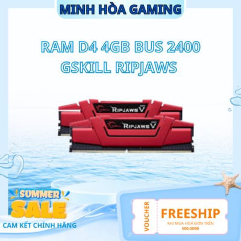 Ram D4 4GB bus 2400 Gskill Ripjaws V Cũ | Shopee Việt Nam