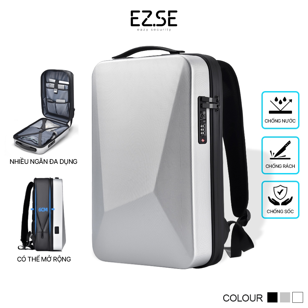 Balo laptop cao cấp chống sốc chống nước có khóa số bảo mật EAZY BLA06 ...