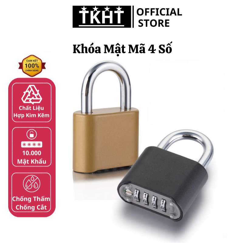 Ổ khóa số SMART LOCK HD05 , khóa mật mã 4 mã số hợp kim kẽm cao cấp ...