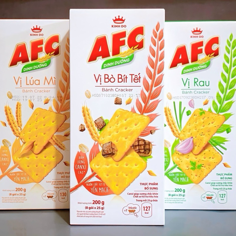 Bánh AFC hộp 172g/261,6g (đủ vị) | Shopee Việt Nam