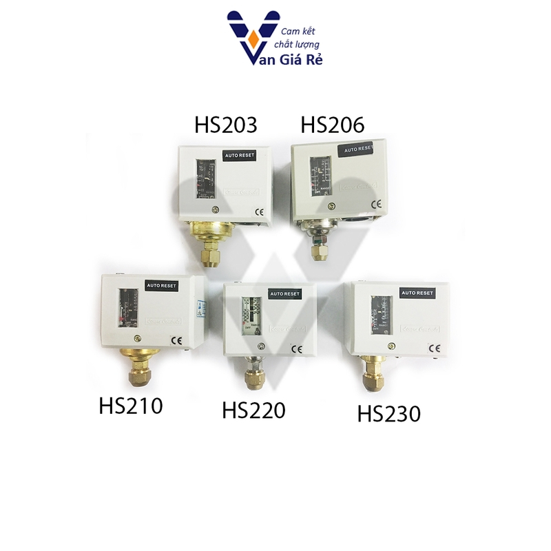 Công tắc áp suất Hàn Quốc Liners Control HS203 HS206 HS210 HS220 HS230 ...