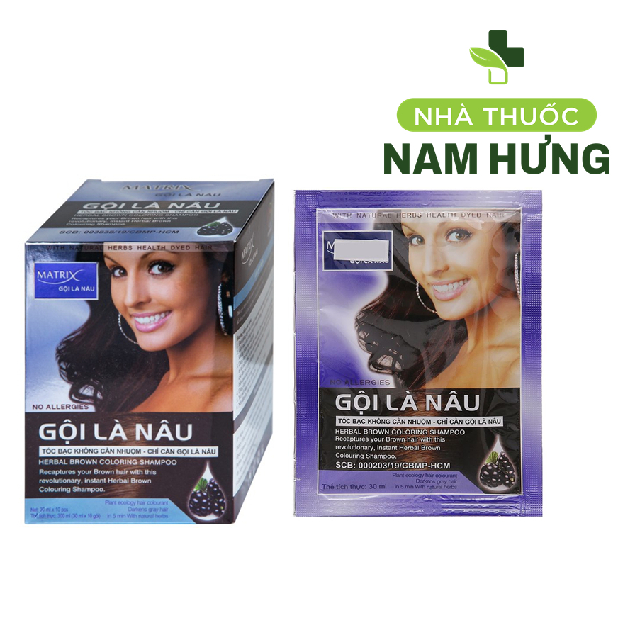 Dầu gội Matrix gội là nâu (Gói 30ml) | Shopee Việt Nam