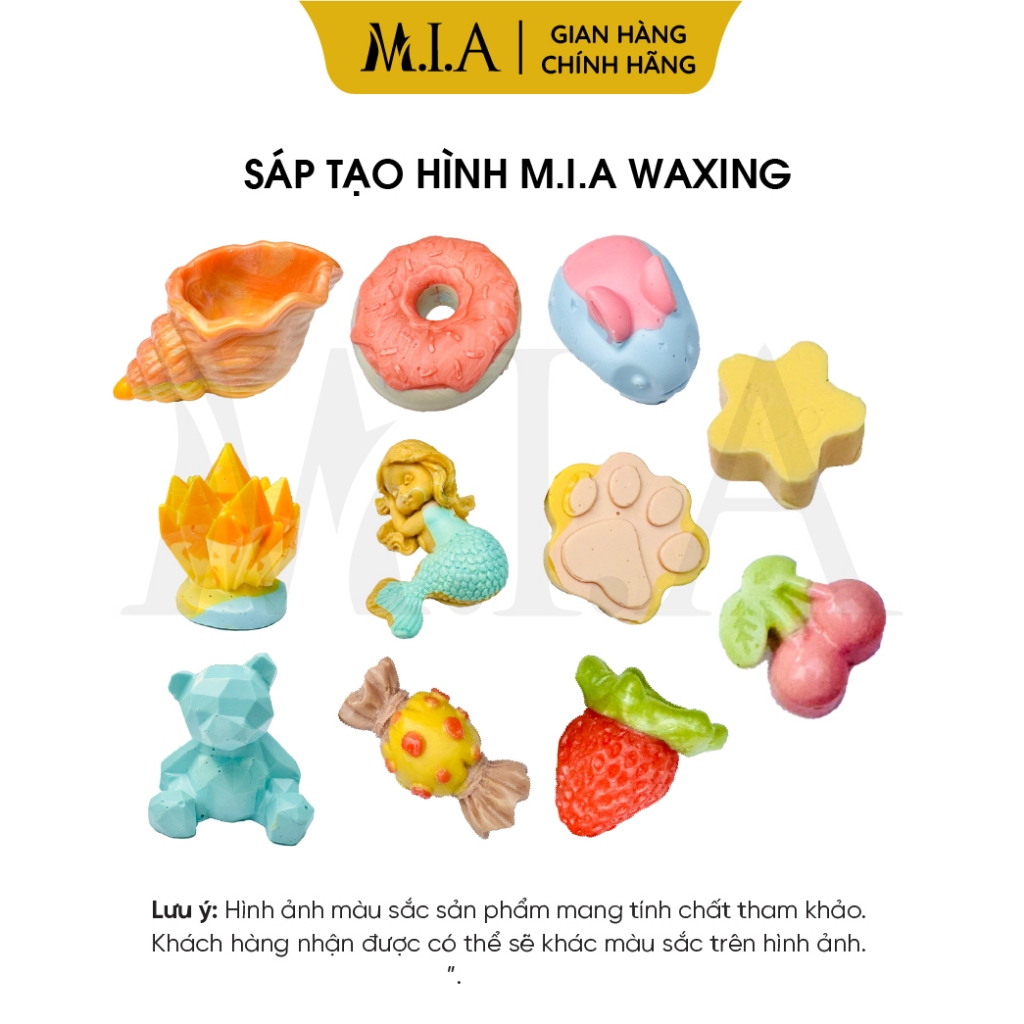 Sáp wax lông tạo hình TRÁI CÂY, NGÔI SAO MIA WAXING cao cấp wax nách ...