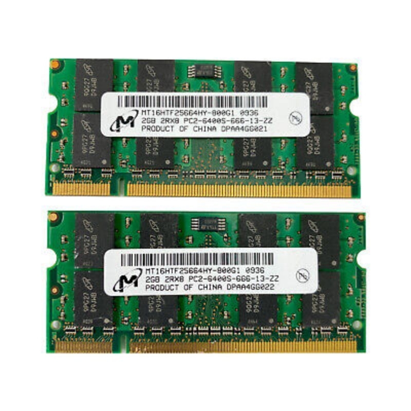 Ram Micron 2GB 2RX8 PC2-6400S-666-13-ZZ | Shopee Việt Nam
