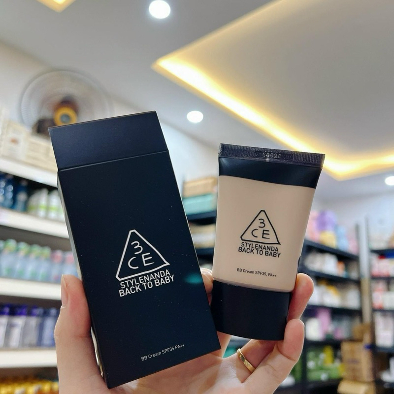 [CHÍNH HÃNG 100%] KEM NỀN-LÓT 3CE BB CREAM BACK TO BABY | Shopee Việt Nam