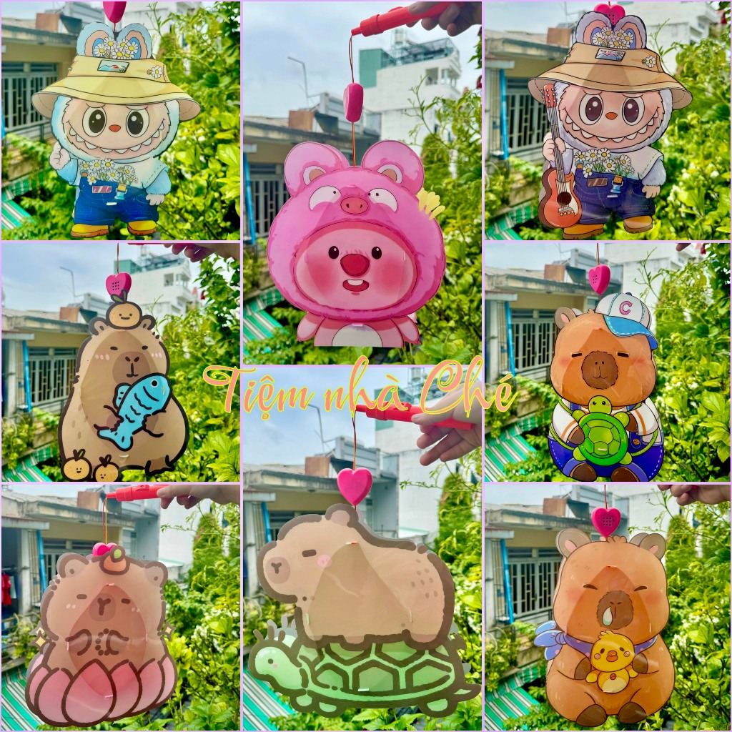 Lồng Đèn Trung Thu Có Đèn Và Nhạc Mẫu Mới CAPYBARA LABUBU LOOPY KUROMI ...