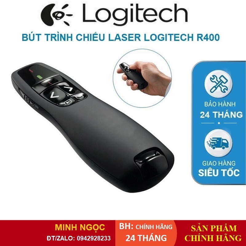 Bút trình chiếu Logitech R400 - Hàng Chính Hãng | Shopee Việt Nam