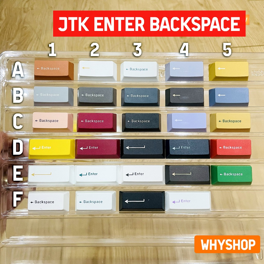 [JTK] JTK Keycap Mod Enter Backspace - Nút lẻ bàn phím cơ chính hãng ...