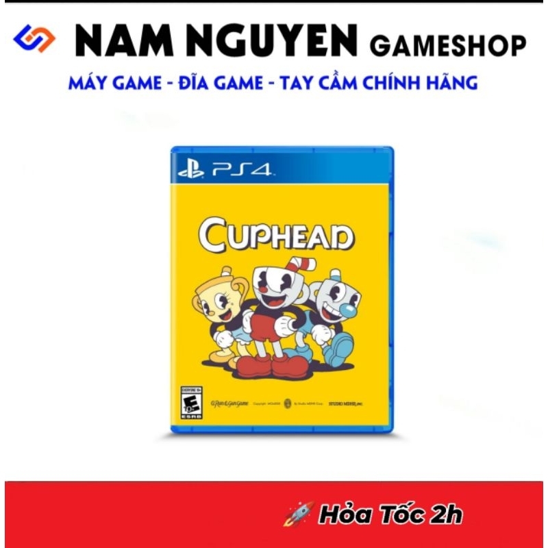 Đĩa Game PS4 | CUPHEAD (Game Đi Cảnh Bắn Liên Hoàn 1-2 Players) | Shopee Việt Nam