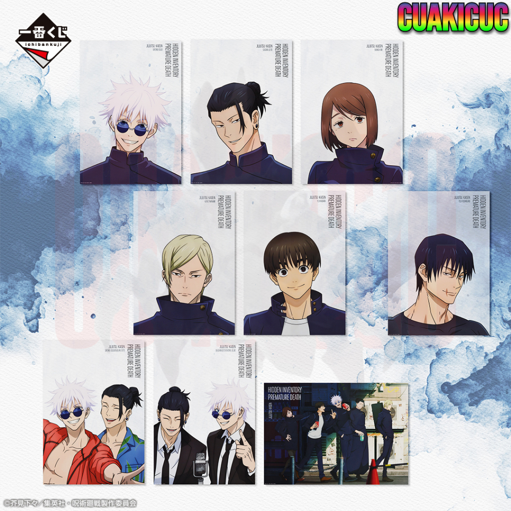 [CHÍNH HÃNG BANDAI] Poster Nhựa Khổ A3 Cao Cấp Chú Thuật Hồi Chiến ...