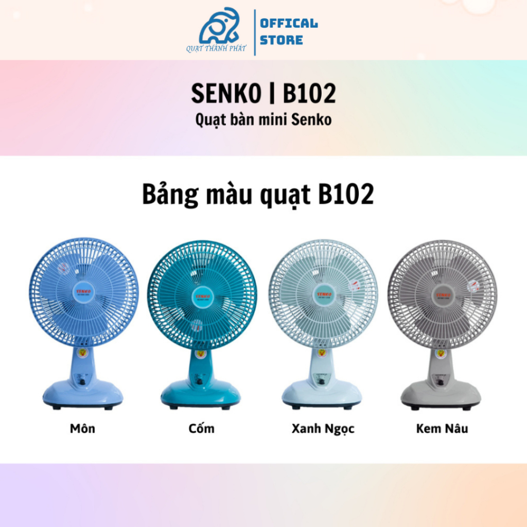 Quạt bàn mini SENKO B102 - màu ngẫu nhiên | Shopee Việt Nam