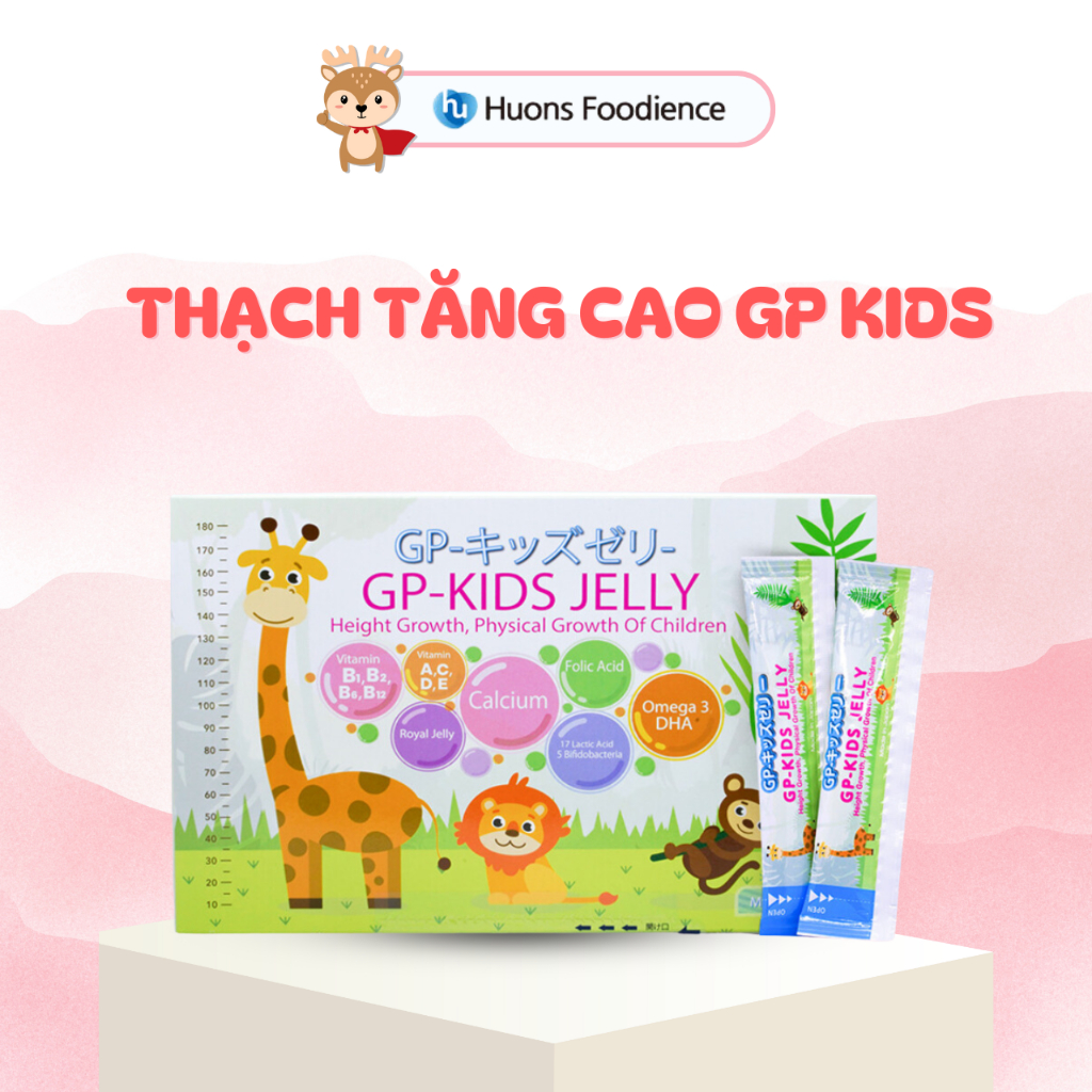 Thạch tăng cao Gp - Kids Jelly Nhật Bản Bổ Sung Vitamin Hỗ Trợ Phát ...