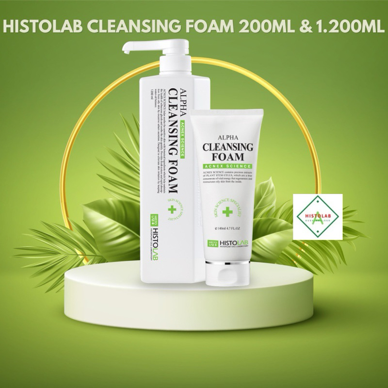 [Histolab] Sữa rửa mặt vượt trội dạng gel cho da dầu mụn Alpha Cleansing Foam Histolab chính ...