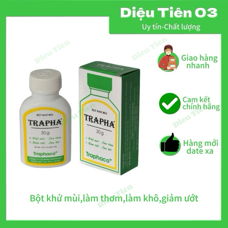 Bột khử mùi Trapha 30g | Shopee Việt Nam