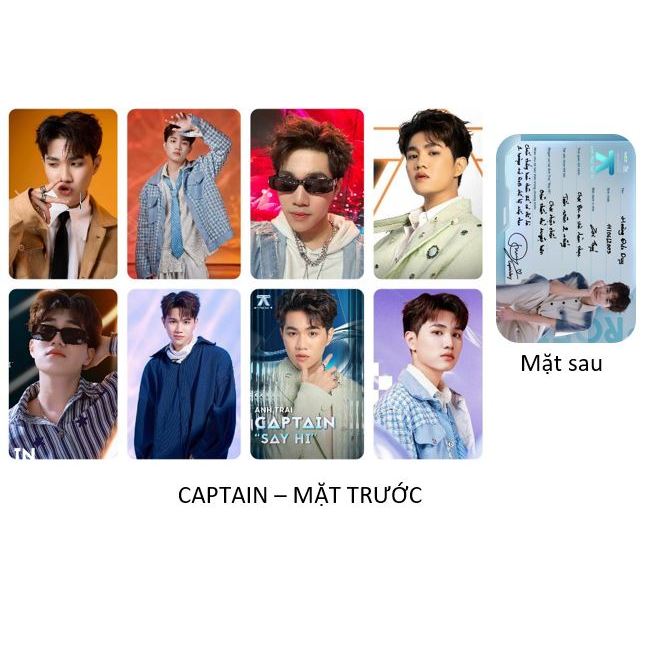 SÉT 8 CARD BO GÓC CAPTAIN RÁP VIỆT 2 mặt | Shopee Việt Nam