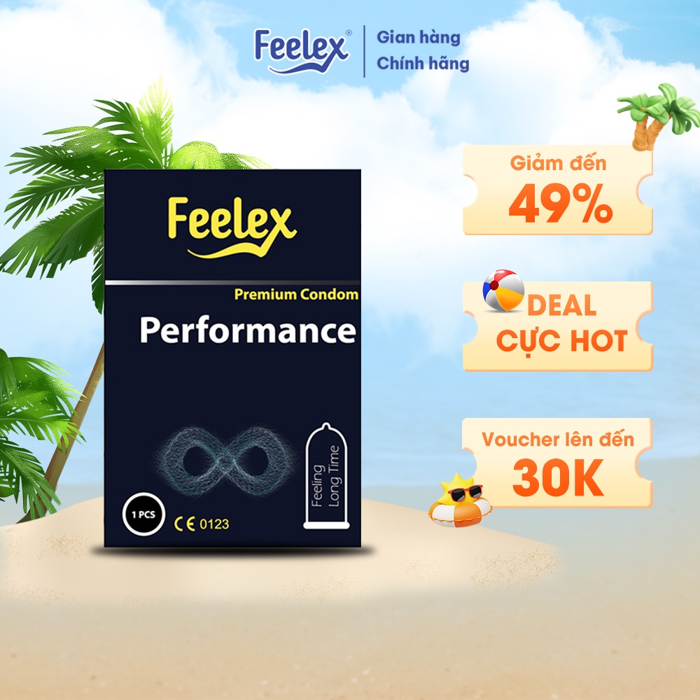 Bao cao su Feelex Performance kéo dài thời gian quan hệ, nhiều gel bôi ...