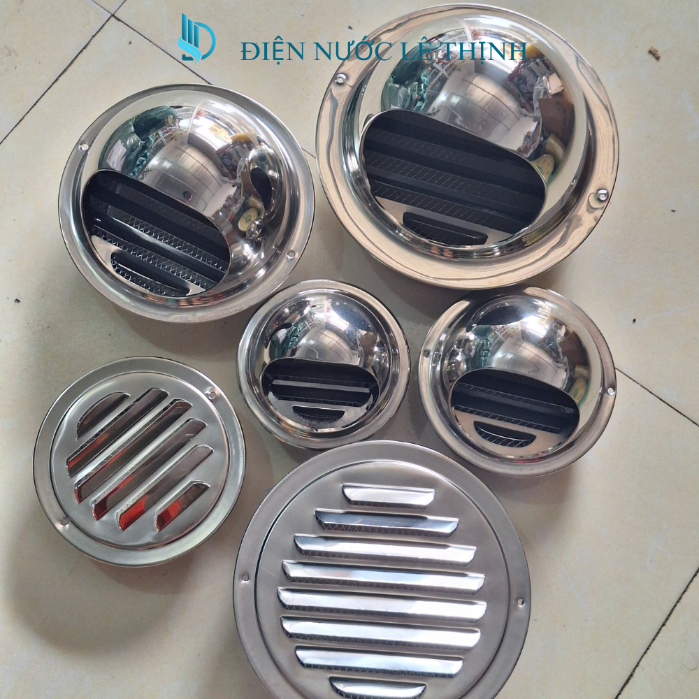 Hàng cao cấp Chụp Thông hơi-Ventcap Thông gió Dùng cho ống D60,D76,D90 ...