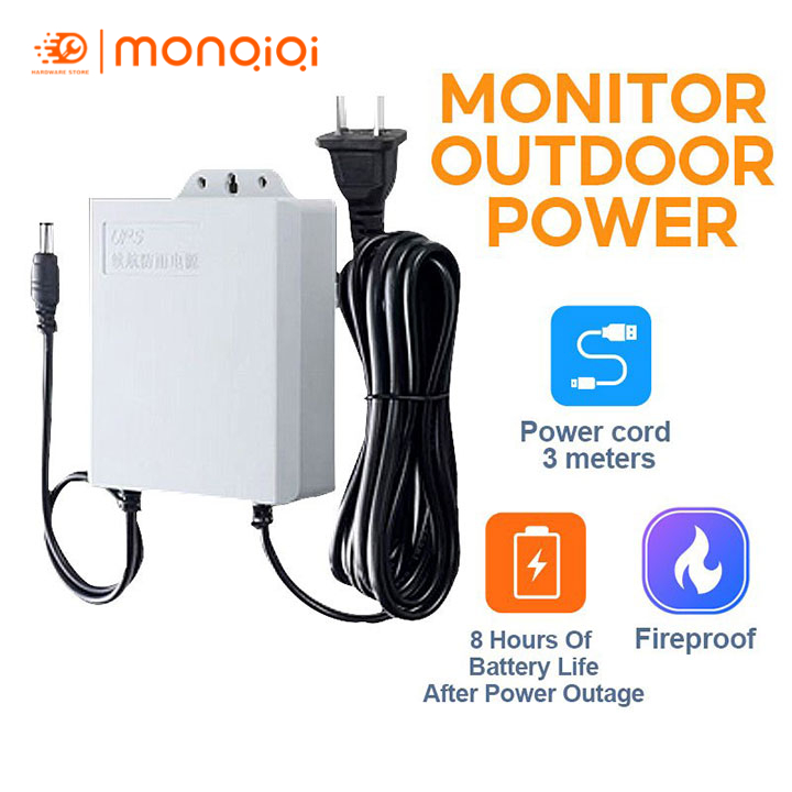 Bộ lưu điện DUNG LƯỢNG CAO dành cho Wifi Camera - UPS 12V (chạy wifi ...