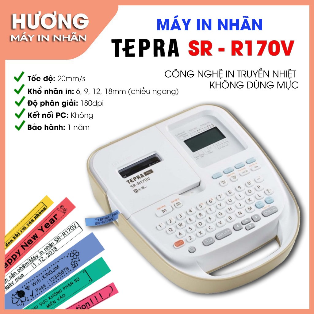 Máy in nhãn TEPRA SR-R170V - Máy có tiếng Việt | Shopee Việt Nam