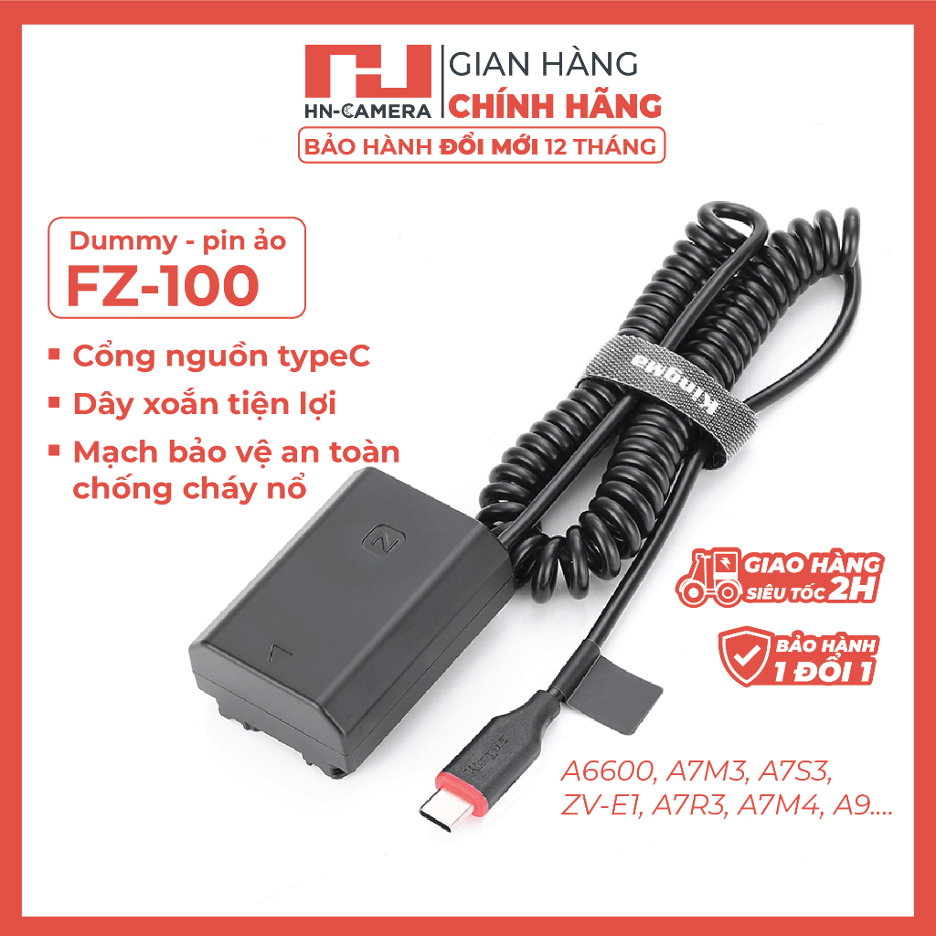 Pin ảo/ giả pin/ Pin Dummy Kingma for Sony NP-FZ100 | Shopee Việt Nam