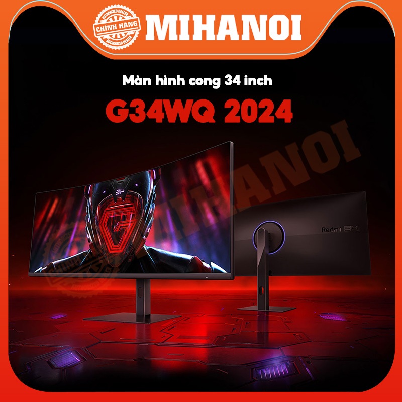 Màn hình cong Xiaomi Redmi 34 inch G34WQ/G34WQI 2024 | Shopee Việt Nam