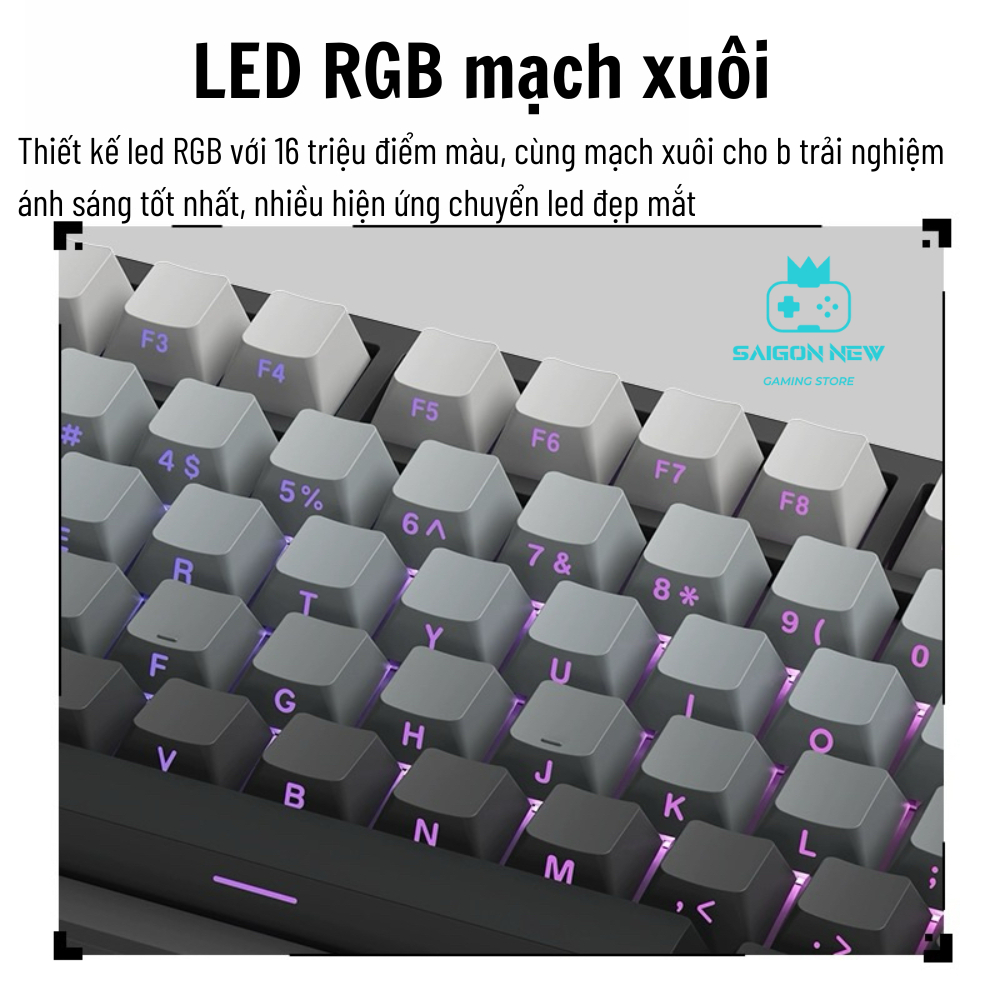 Bàn phím cơ Gaming VGN A75 - Công nghệ Rapid Trigger - Hỗ trợ hotswap ...