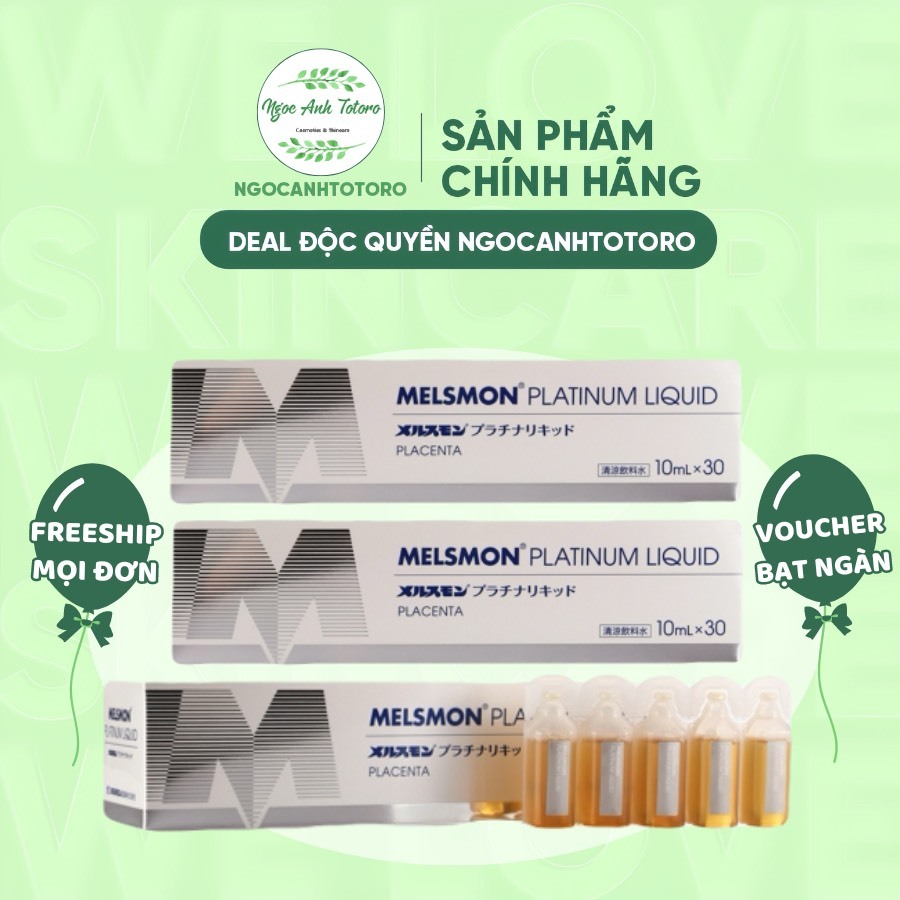 Nước uống Collagen chống lão hóa Melsmon Platinum Liquid Placenta ...