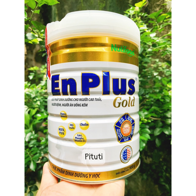 (Date 2026) Sữa bột Nutifood Enplus Gold 900g cho người cao tuổi, người ...