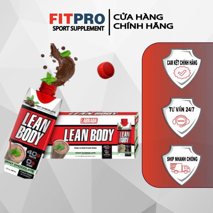 Labrada Lean Body RTD, Thùng 12 Chai (500ml/Chai) | Sữa Thay Thế Bữa Ăn ...